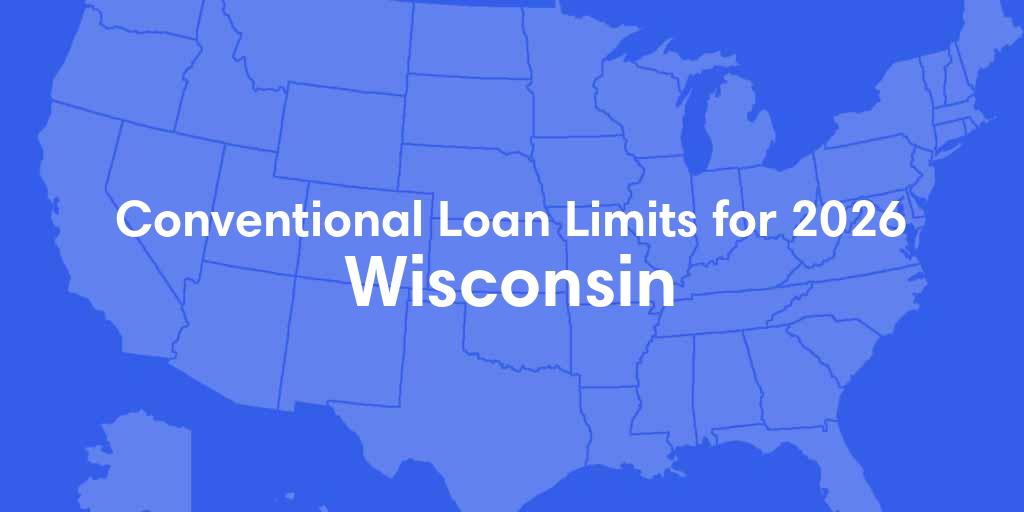 Wisconsin Conventional Loan Limits for 2026